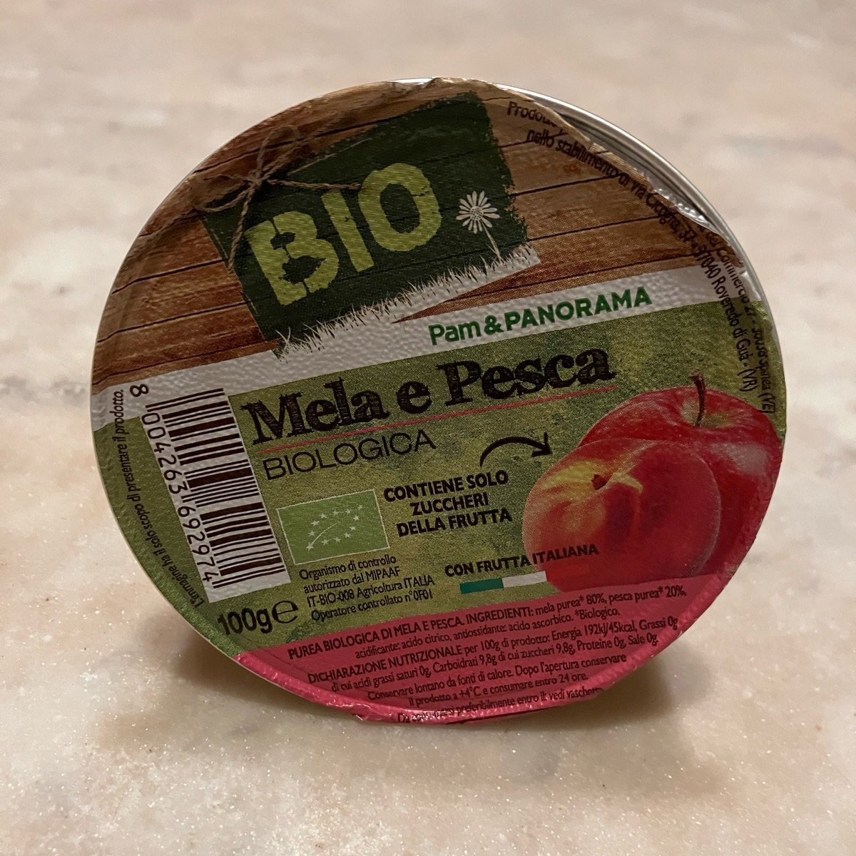purea mela pesca from Bio pam e panorama - Vegan Product Reviews ...