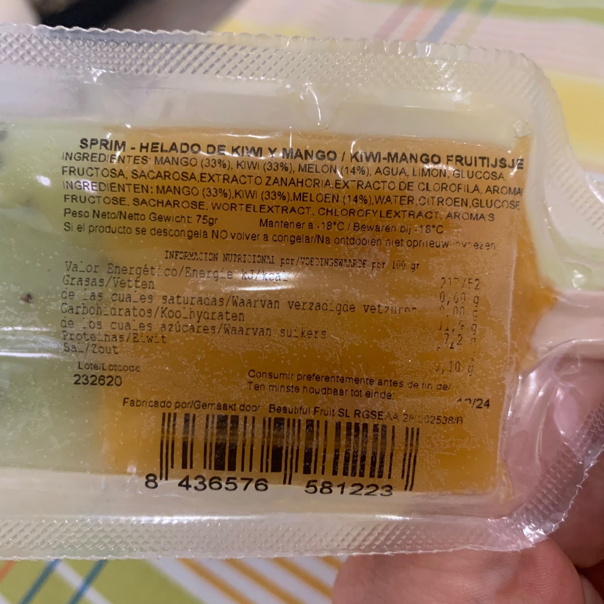 Sprim Fruits Helado De Kiwi Y Mango Reviews | abillion