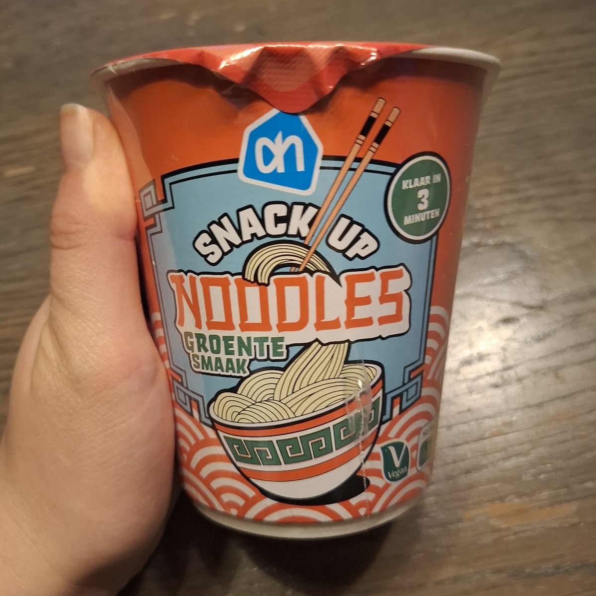 snack up noodles groente smaak from Albert Heijn AH - Vegan Product ...