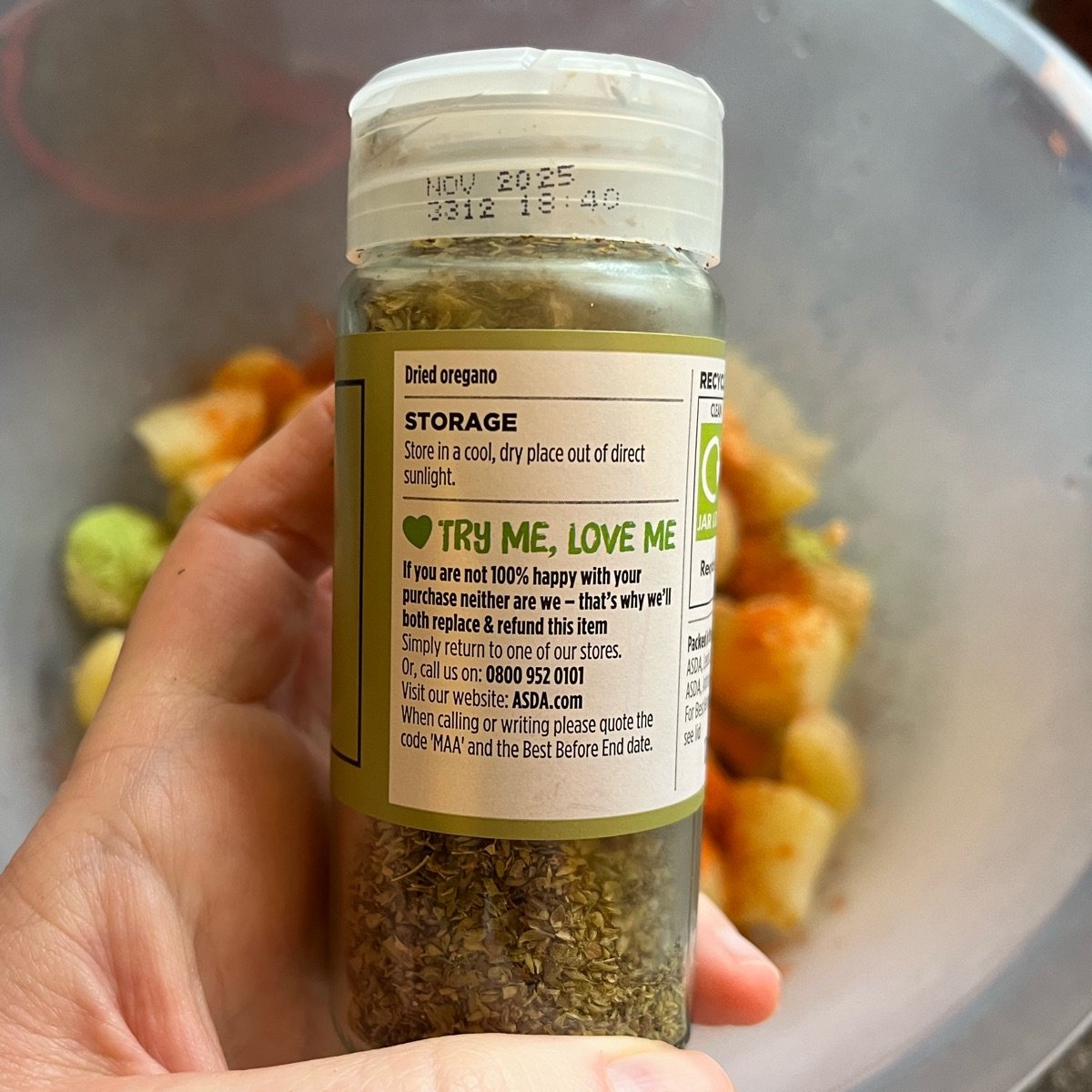 Oregano from ASDA - Vegan Product Reviews & Ratings | abillion