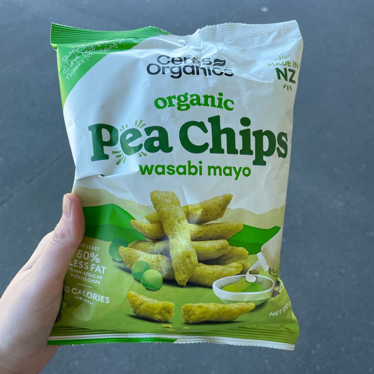 Organic Pea Chips Wasabi Mayo from Ceresorganics - Vegan Product ...