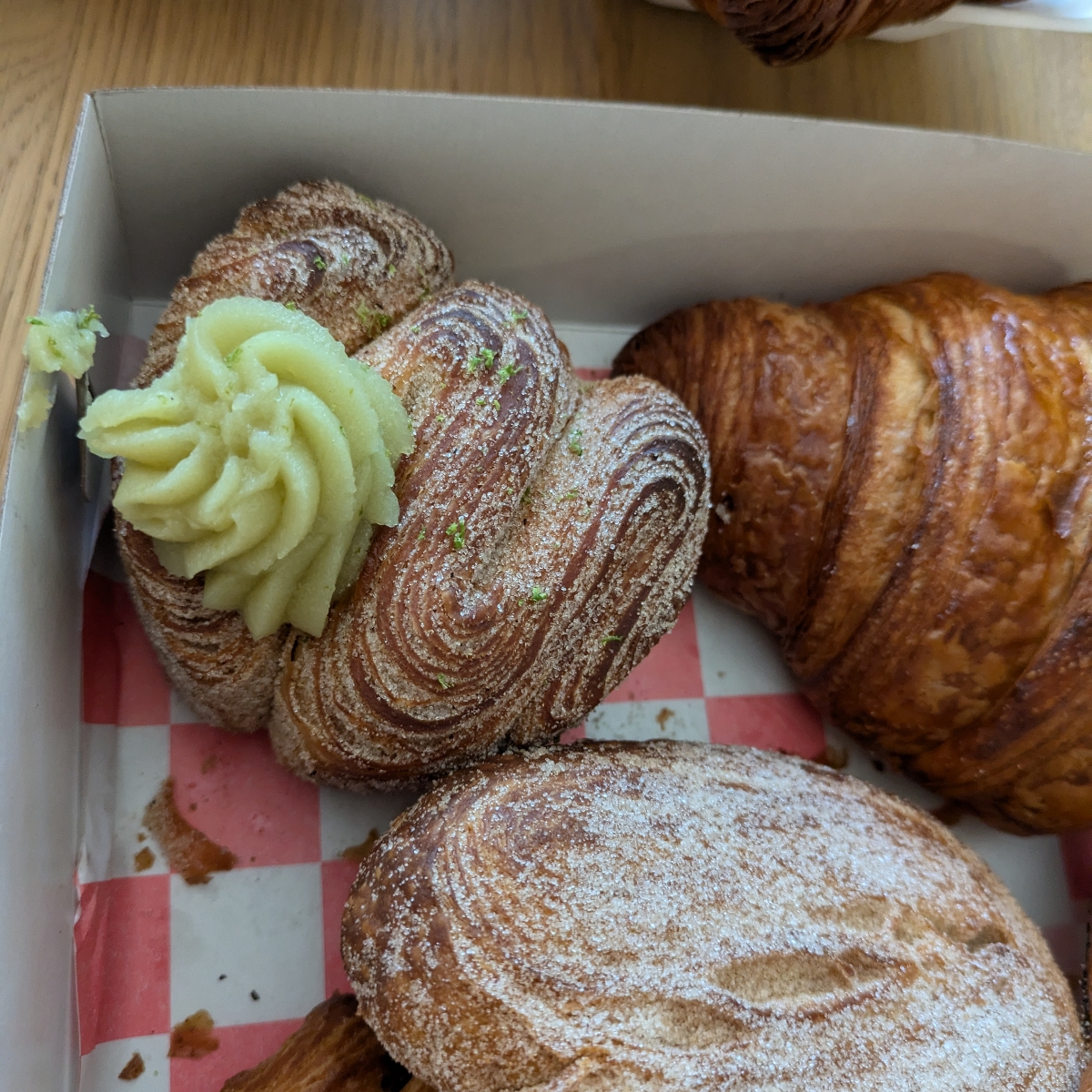 Vegan Five Spice Squiggle With Lime Curd at Two Seven Two - Review by ...