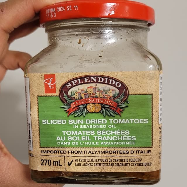 Sliced Sun-Dried Tomatoes from PC Splendido - Vegan Product Reviews ...