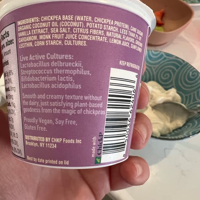 Vanilla plant-based yogurt from CHKP - Vegan Product Reviews & Ratings ...