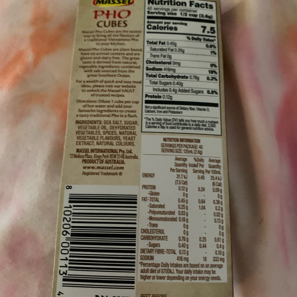 Massel Instant Pho Cubes Plant Based Reviews | abillion