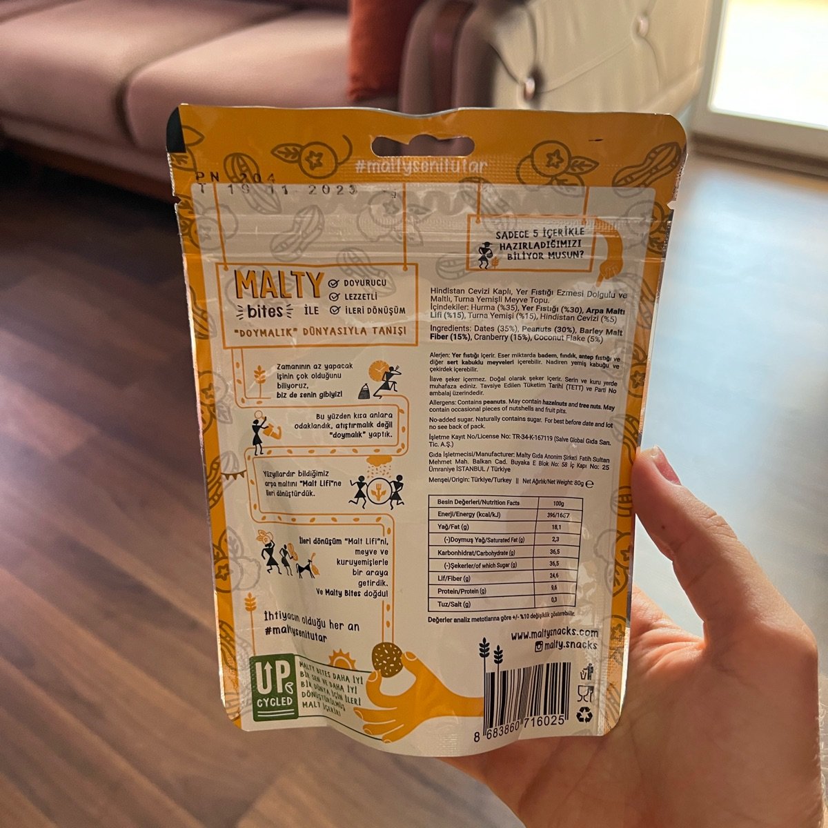 Malty Bites - Cranberry and Peanuts from Maltybites - Vegan Product ...