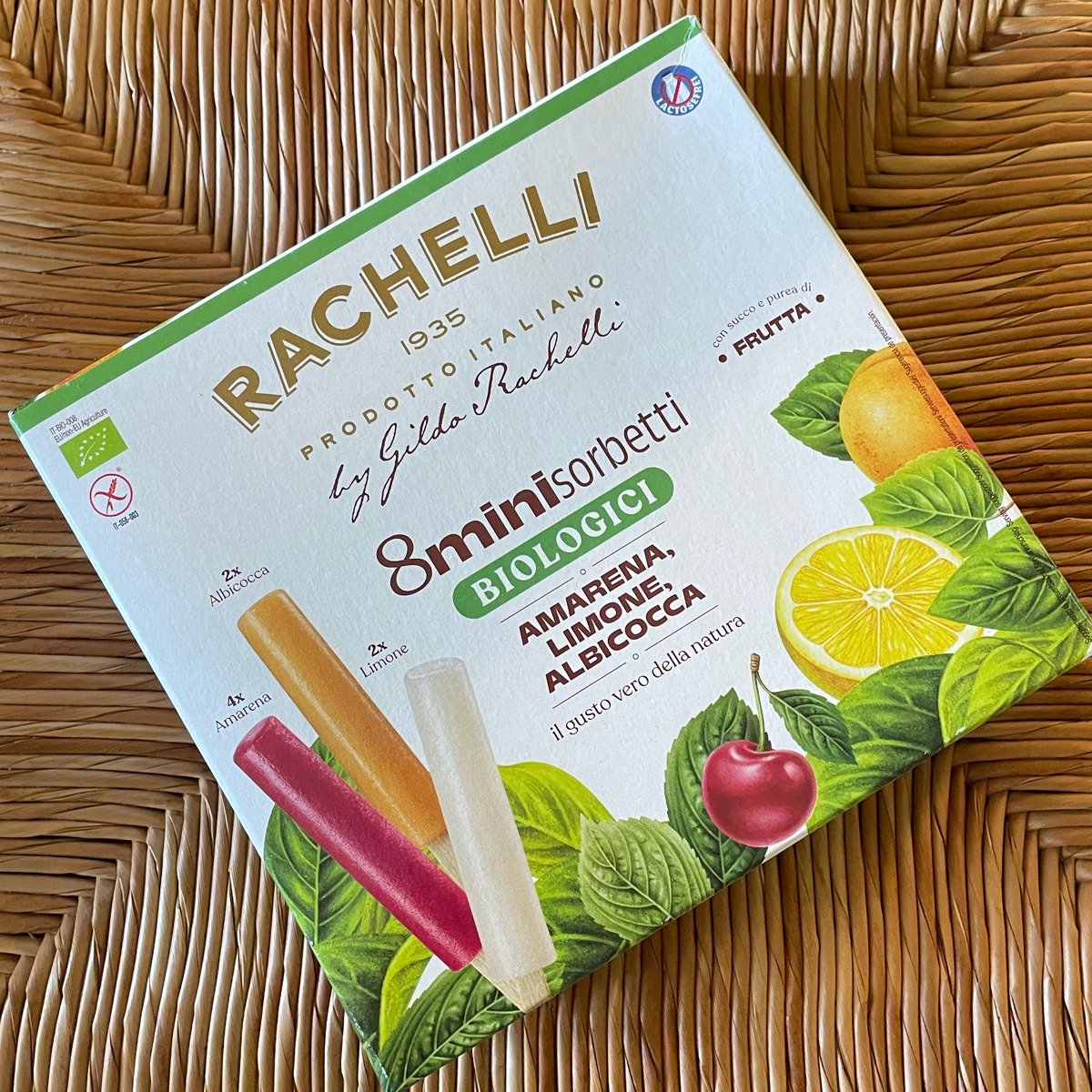 8 mini sorbetti Amarena Limone Albicocca at Gildo Rachelli - Review by ...