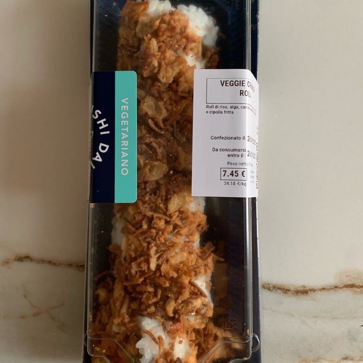Sushi Daily Crunch Veggie Roll Review | abillion