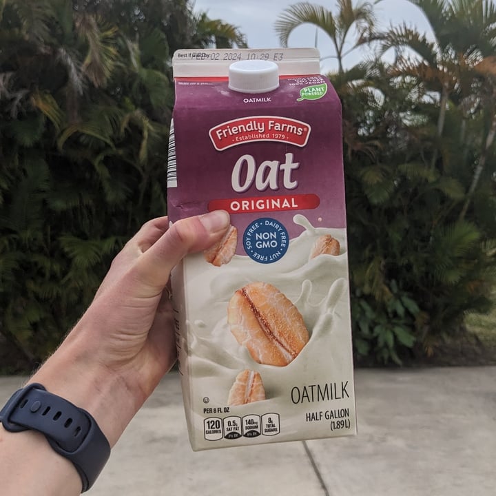 Friendly Farms oat milk original Review | abillion
