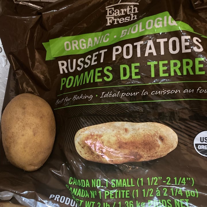 Earth fresh Organic russet potatoes Review | abillion