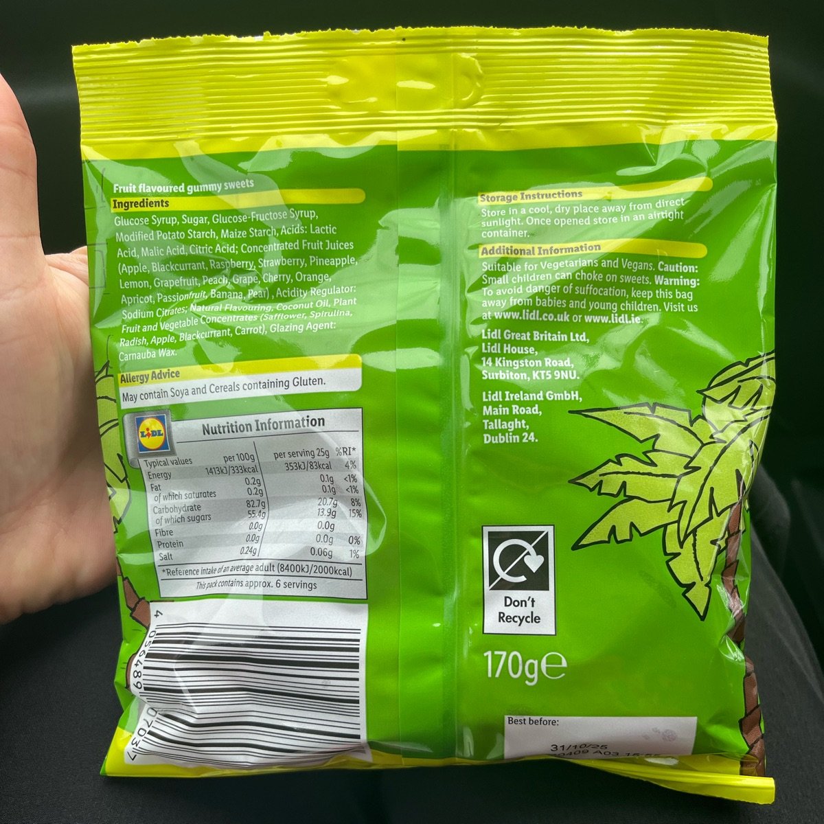 Stevie the Snake Sweet Fruit Chews from Sweet corner - Vegan Product ...