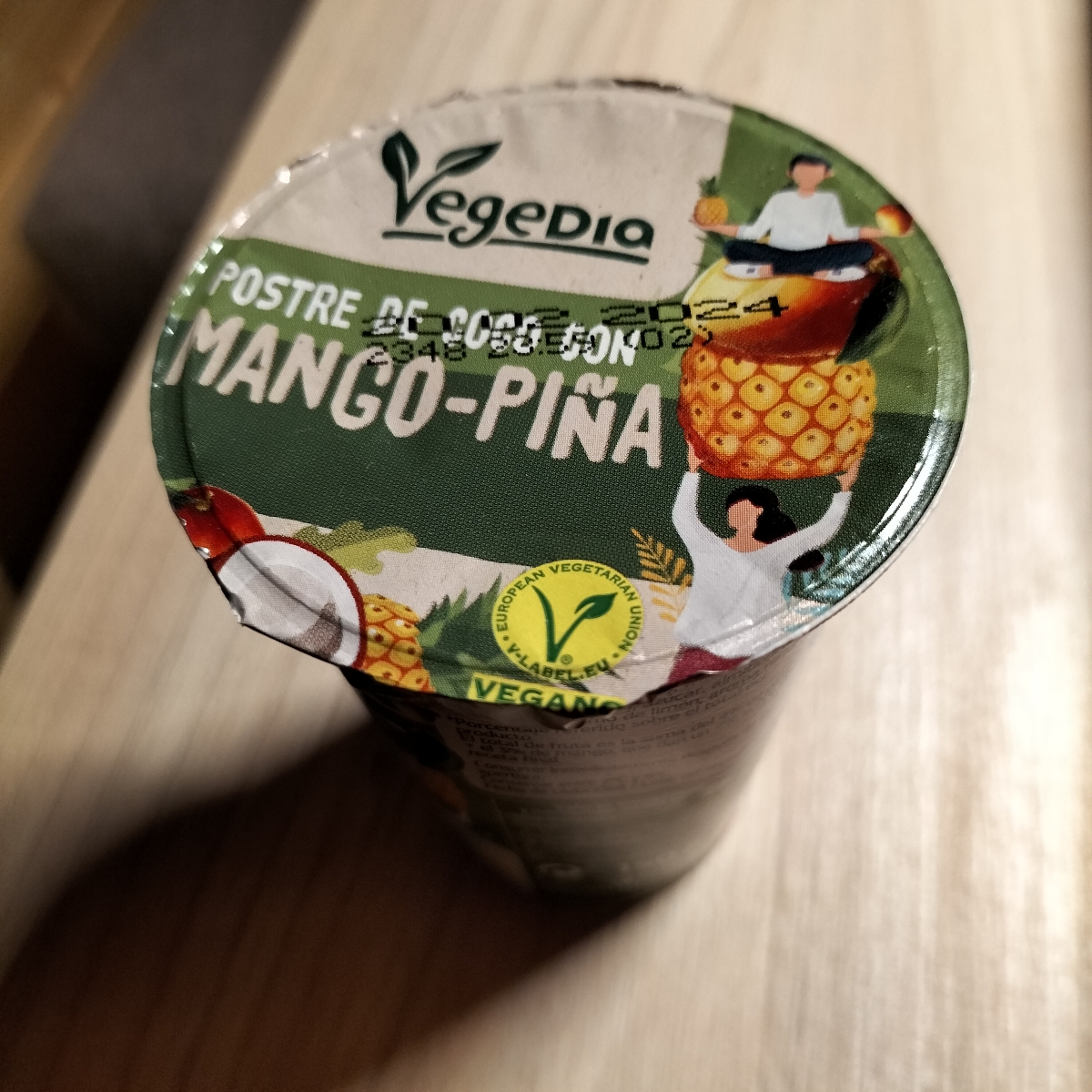 Postre de coco con mango y piña from Vegedia - Vegan Product Reviews ...