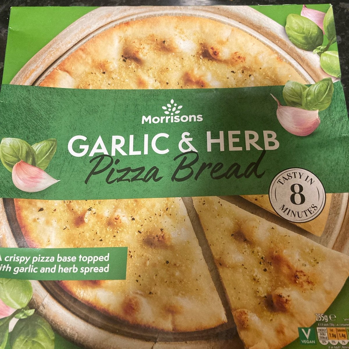 garlic and herb pizza bread from Morrisons - Vegan Product Reviews ...
