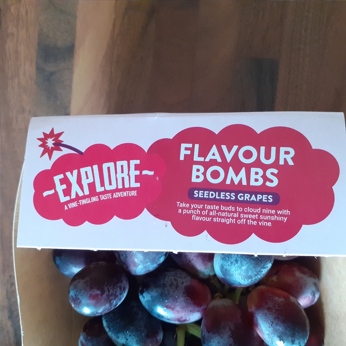 Flavour bombs seedless grapes from Explore - Vegan Product Reviews ...