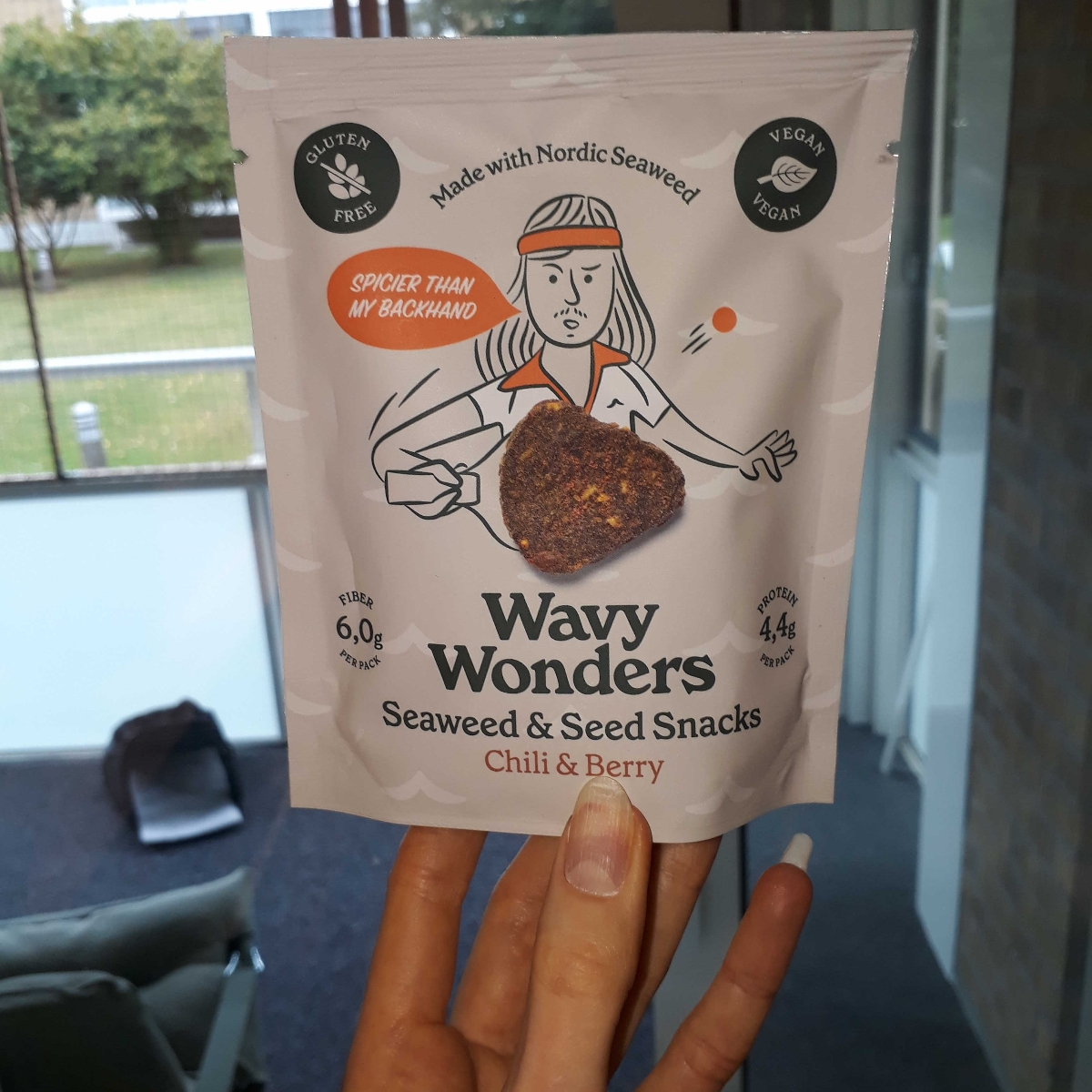 Seaweed & seed snacks chili & berry at wavy wonders - Review by ...