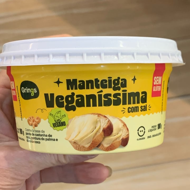 Grings manteiga veganissima com sal Review | abillion