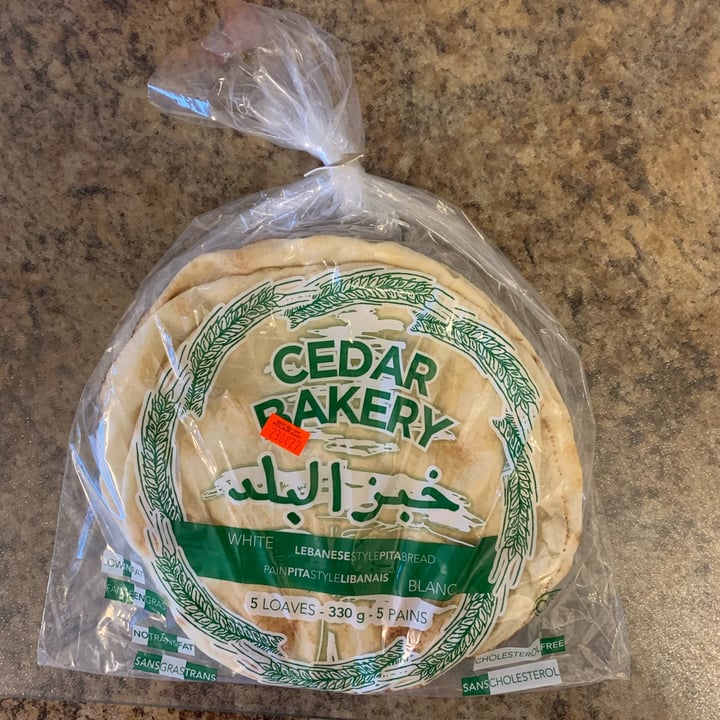 Cedar Bakery Lebanese Style Pita Bread (White) Review | abillion