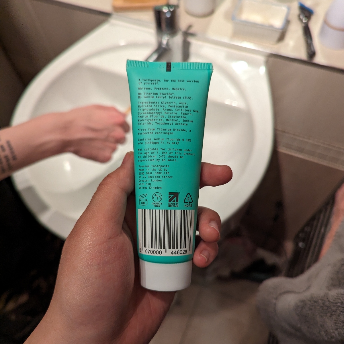 Original Mint from Zing. Toothpaste - Vegan Product Reviews & Ratings ...