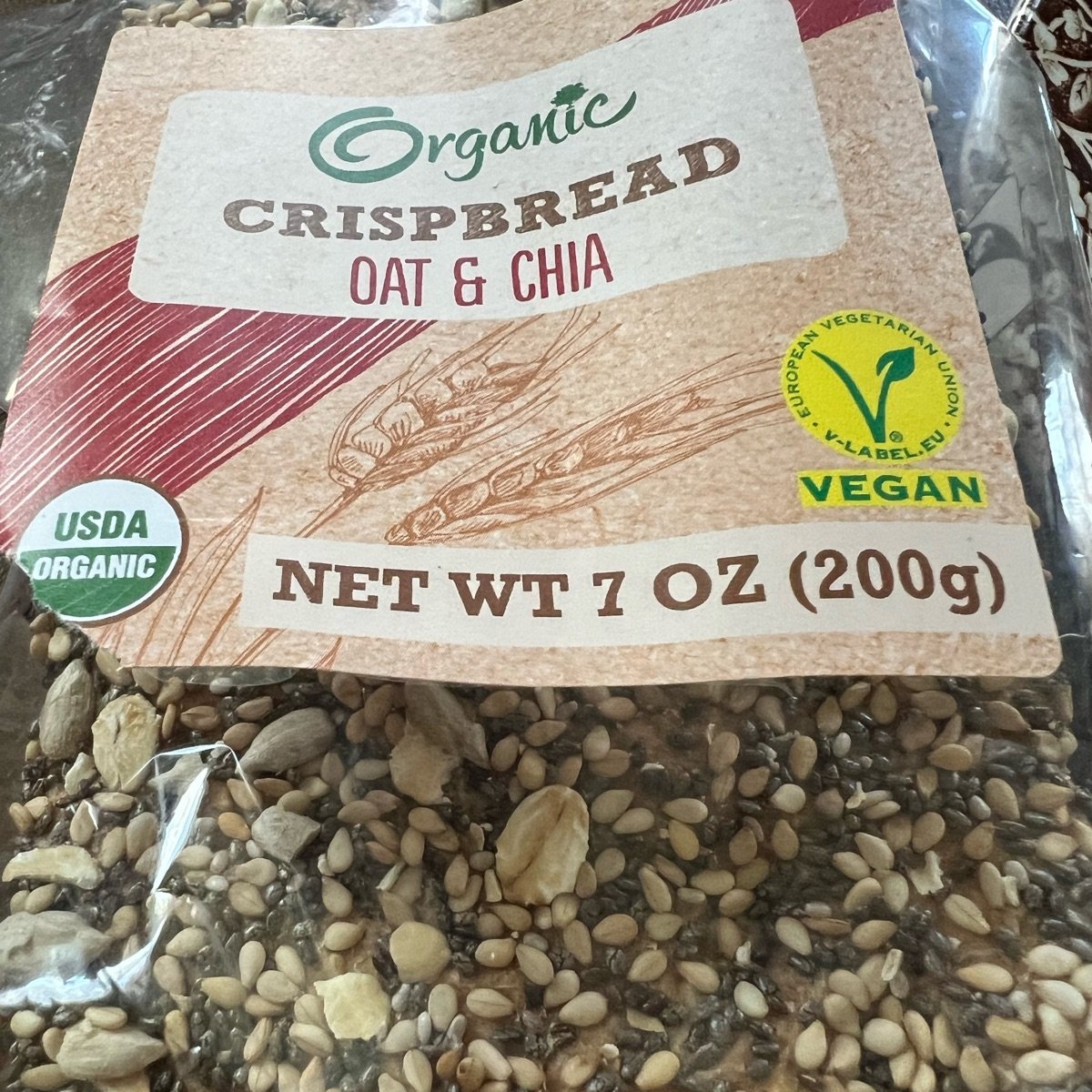 organic crispbread oat & chia from Lidl - Vegan Product Reviews ...