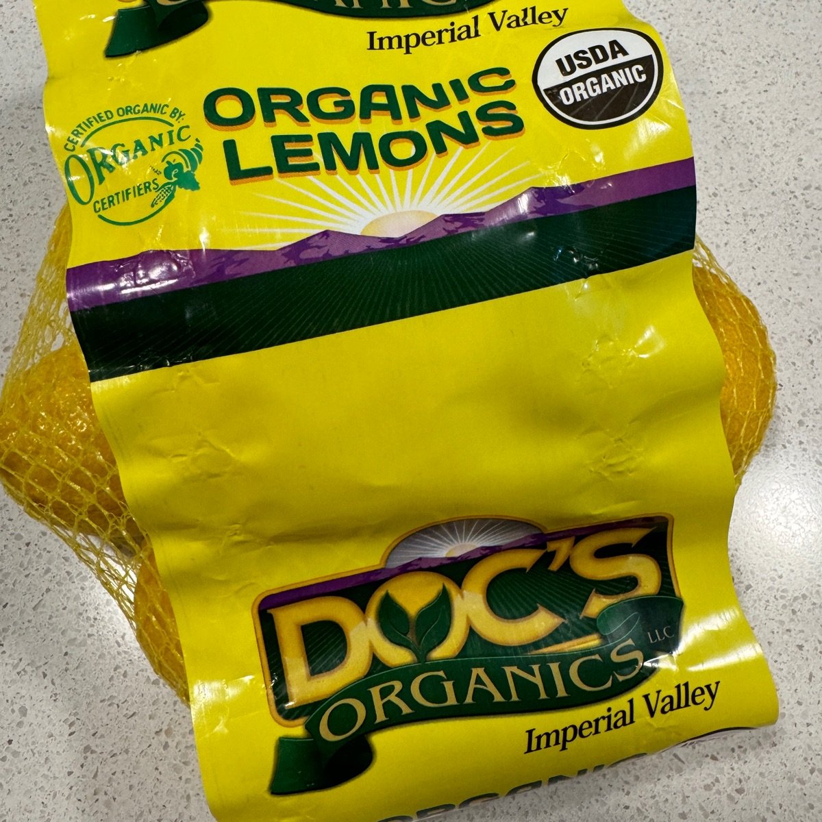 Organic Lemons from Doc’s Organics - Vegan Product Reviews & Ratings | abillion