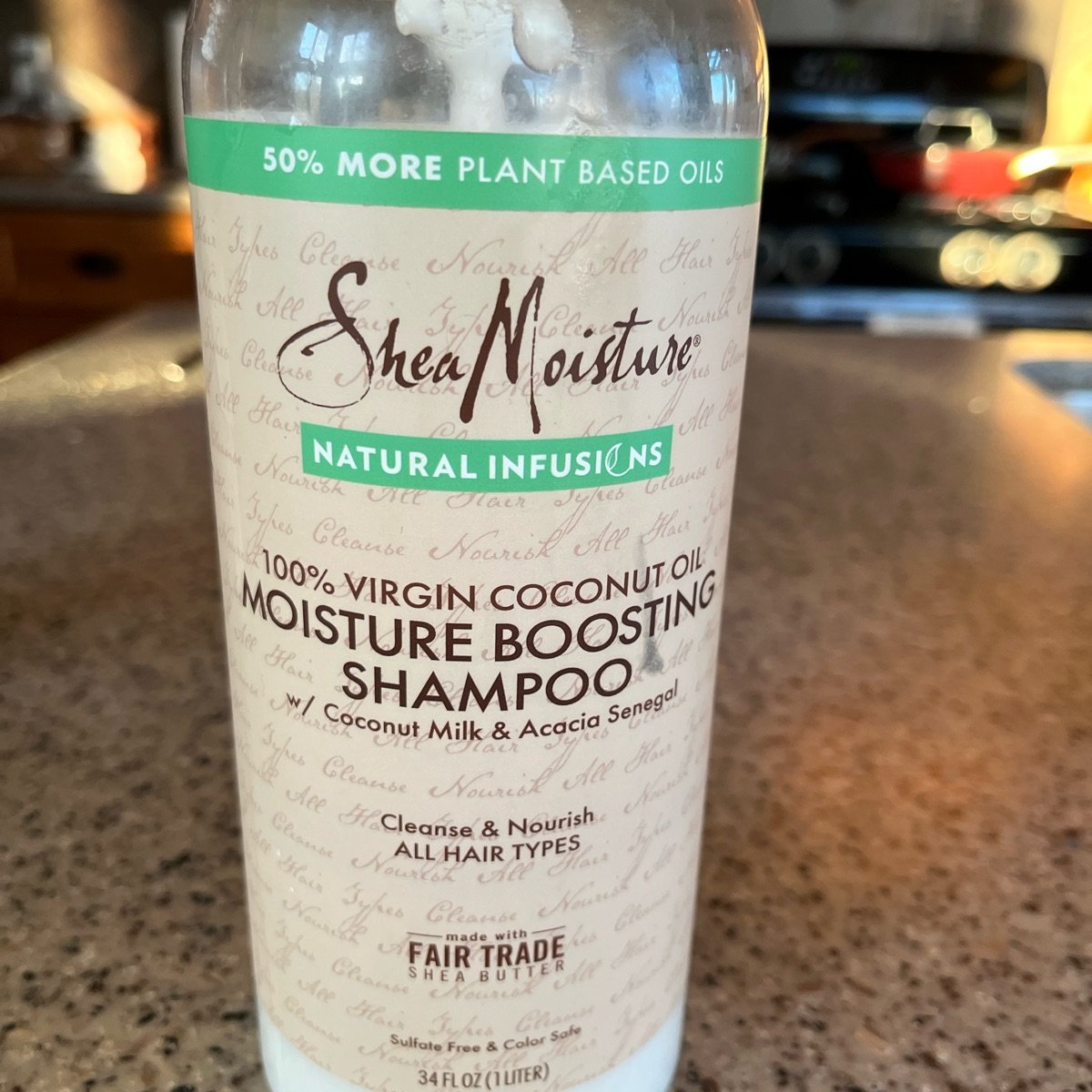 100% Virgin Coconut Oil Moisture Boosting Shampoo from SheaMoisture ...