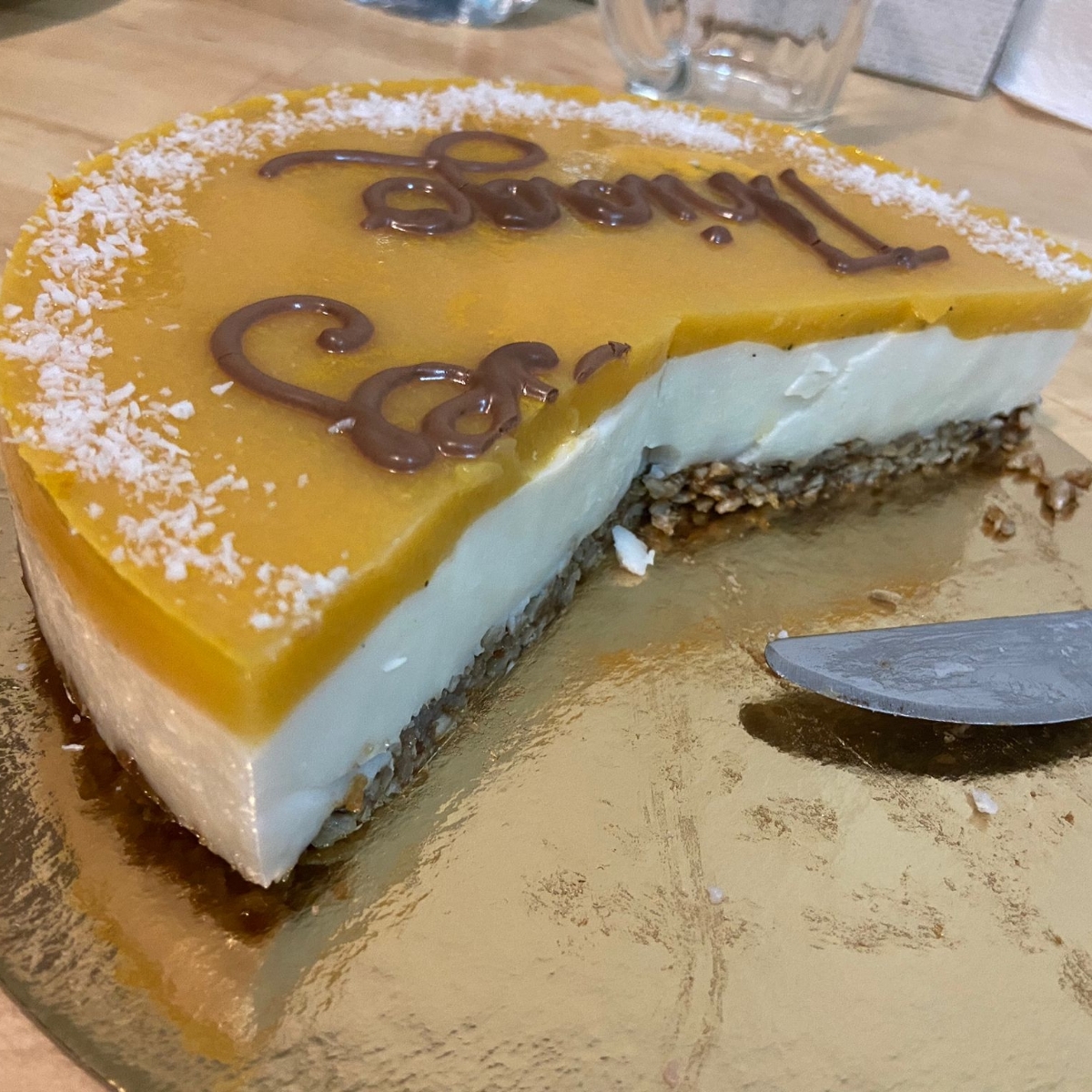 Cheesecake de maracuja at Sweet Paradise, Santa Cruz de Tenerife ...
