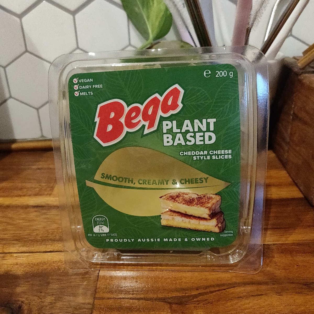 Plant Based Cheddar Cheese Style Slices from Bega - Vegan Product ...