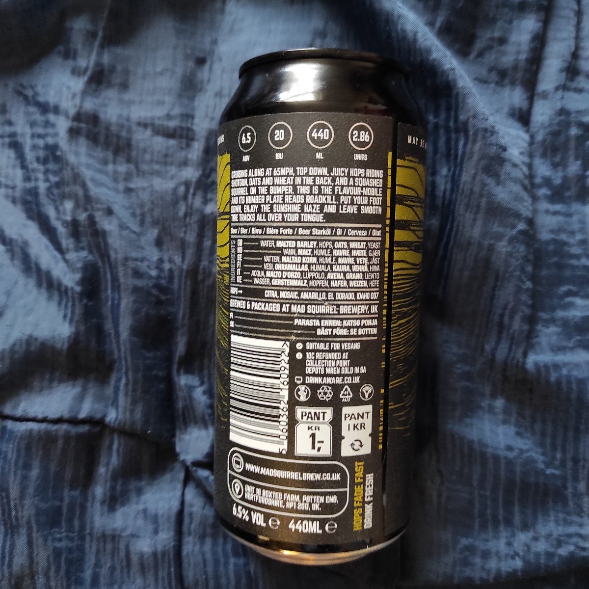 Mad Squirrel Roadkill New England IPA Reviews | abillion