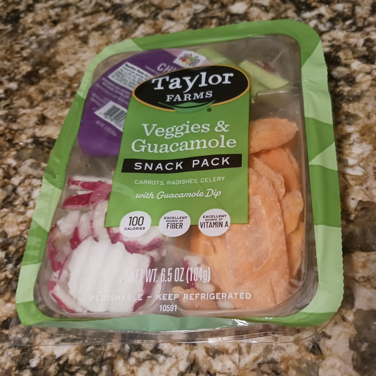 Taylor Farms Veggies and Guacamole Snack Pack Reviews | abillion