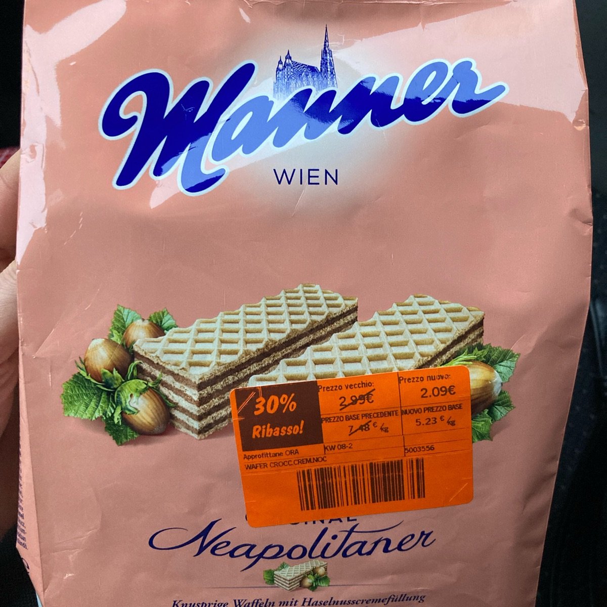 wafer from Manner Wien - Vegan Product Reviews & Ratings | abillion
