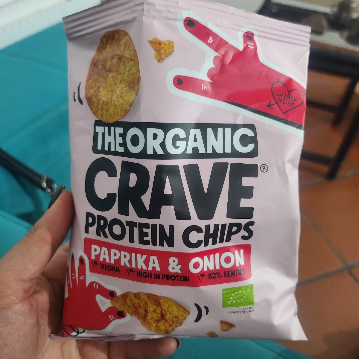 The Organic Crave - Protein Chips - Paprika & Onion Review | abillion