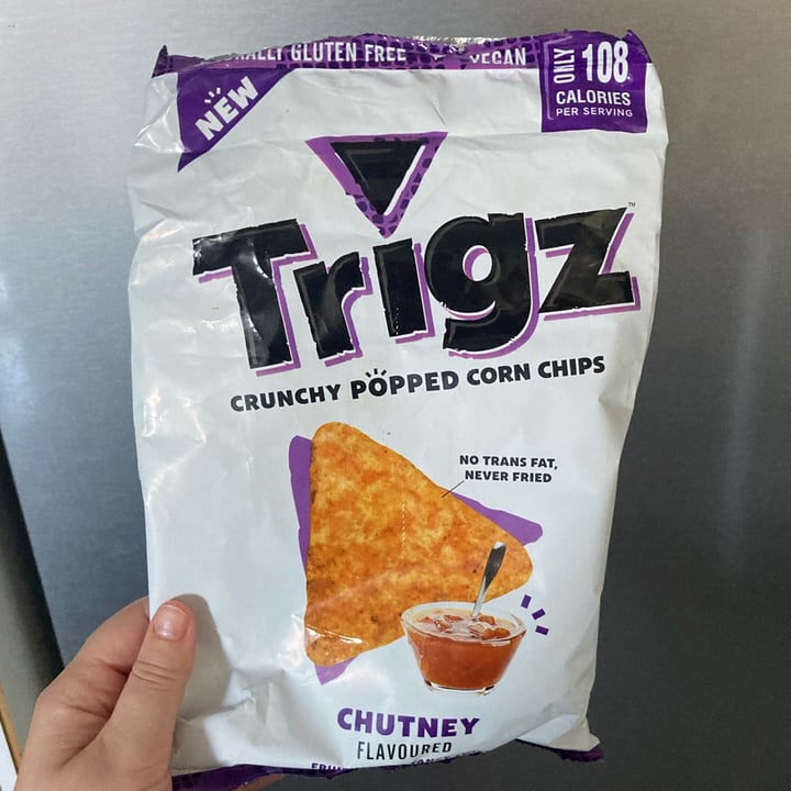 Trigz Crunchy Popped Corn Chips Chutney Flavoured Review | abillion