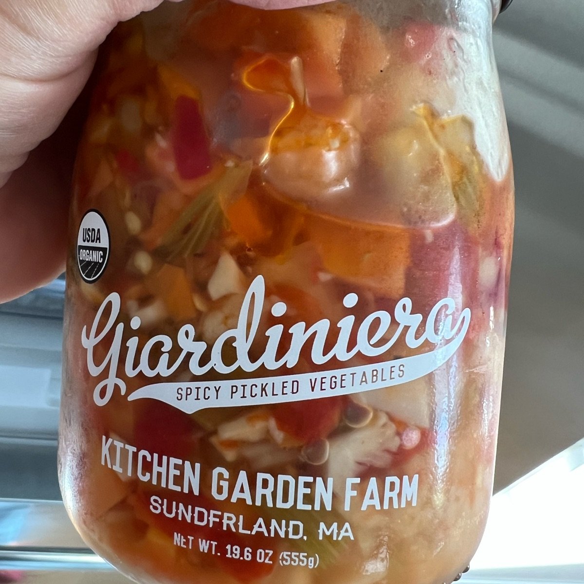 giardiniera spicy pickled vegtables from Kichen garden farm - Vegan ...