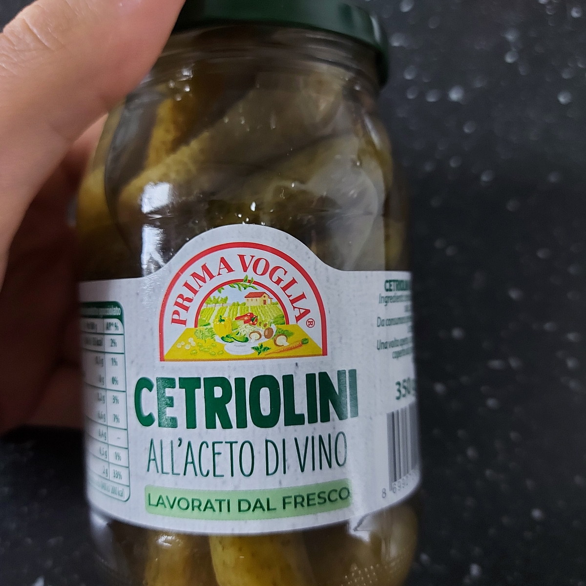 cetrioli sotto aceto di vino from Prima voglia - Vegan Product Reviews ...