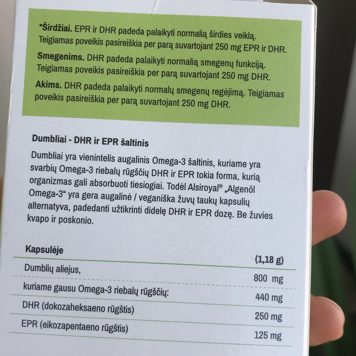 Algenol Omega-3 from Alsiroyal - Vegan Product Reviews & Ratings | abillion