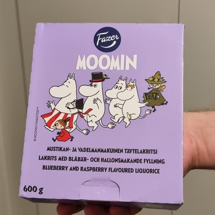 Fazer Moomin Lakrits med blåbär- och hallonsmakande fyllning Review | abillion