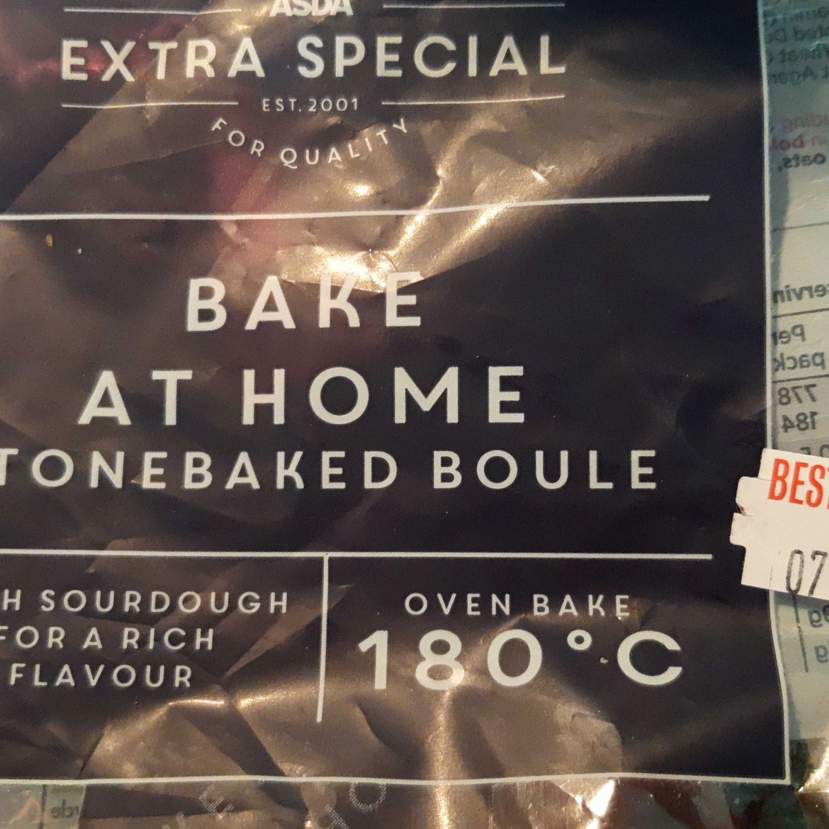 Extra Special Bake At Home Stonebaked Boule from ASDA - Vegan Product ...