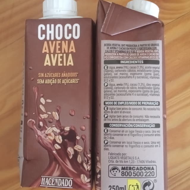 Choco avena from Hacendado - Vegan Product Reviews & Ratings | abillion