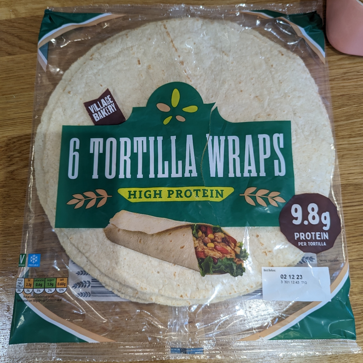 Tortilla Wraps - High Protein from Village bakery - Vegan Product ...