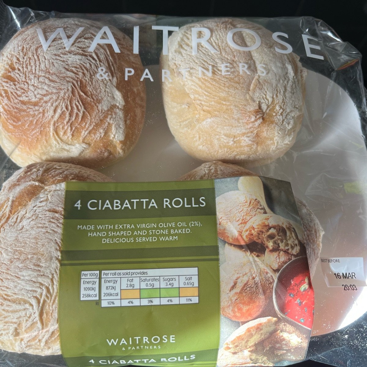 Waitrose ciabatta rolls Reviews | abillion