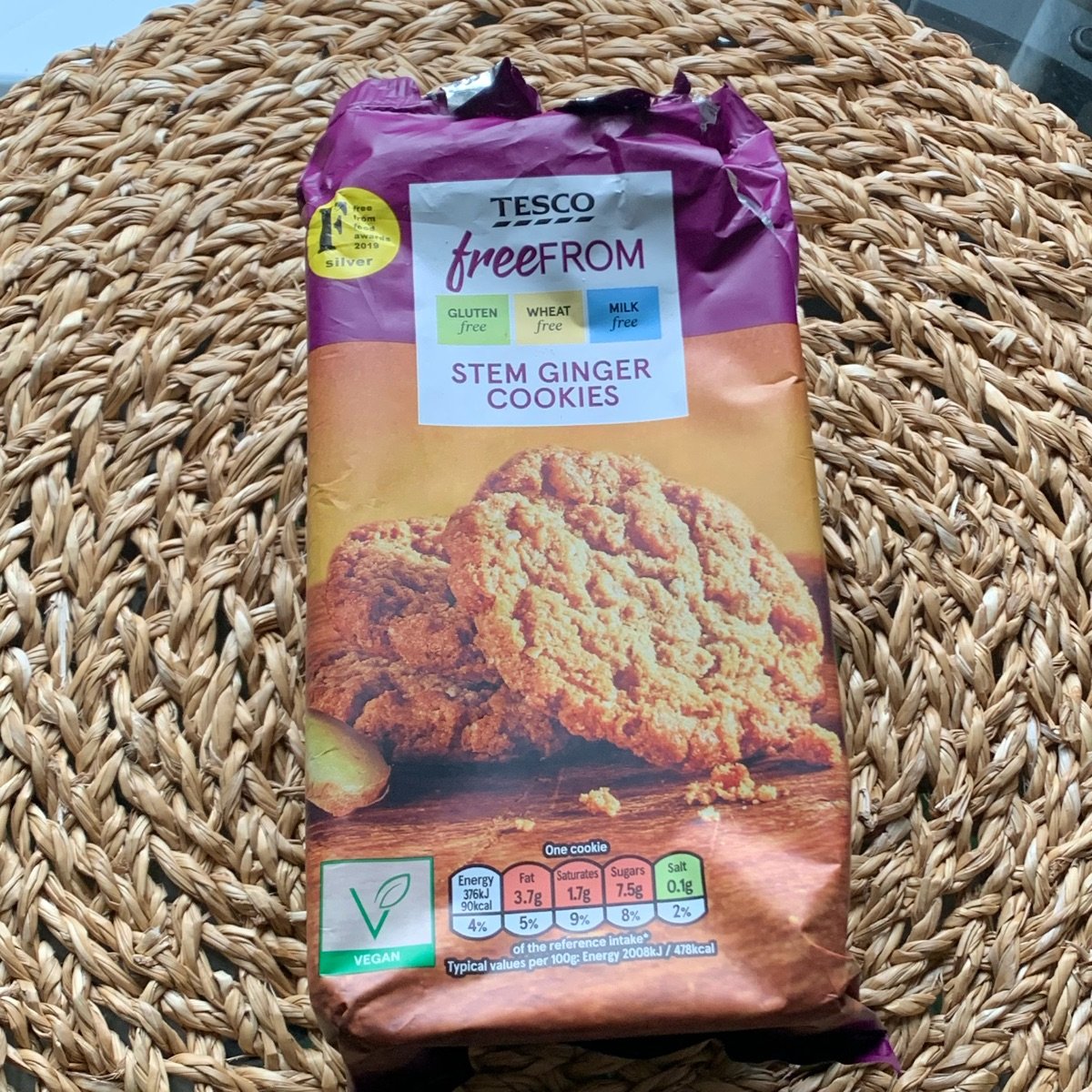 Stem Ginger Cookies from Tesco Free From - Vegan Product Reviews ...