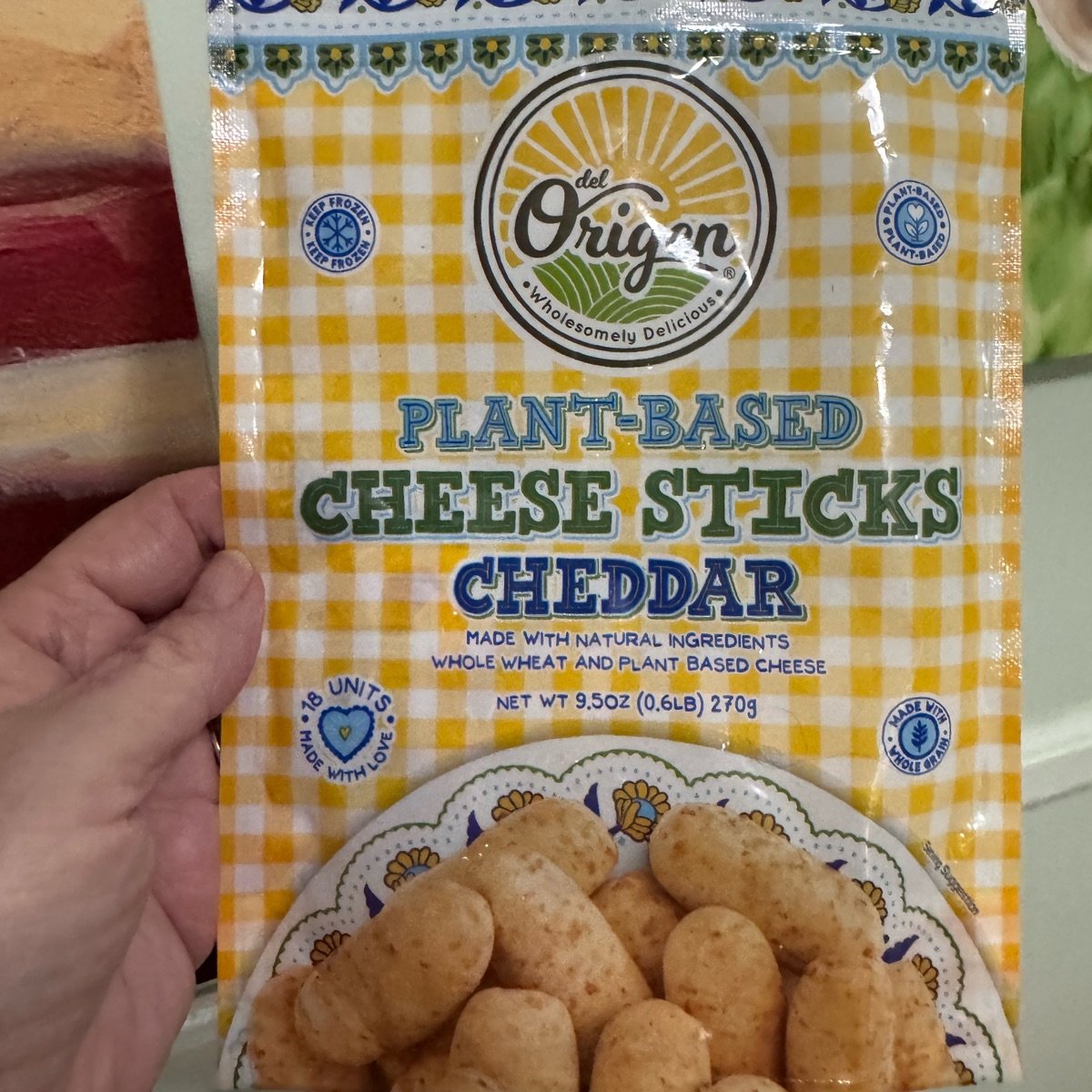 Plant- Based Cheese Sticks Cheddar from del Origen - Vegan Product ...