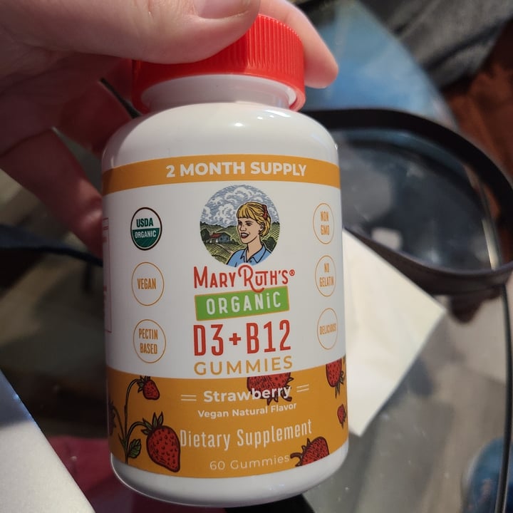 Mary Ruth's Vitamin D3 + B12 strawberry gummies Review | abillion