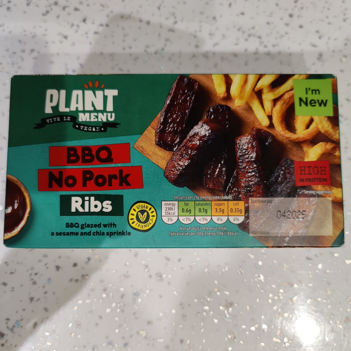 Plant Menu - BBQ No Pork ribs Review | abillion