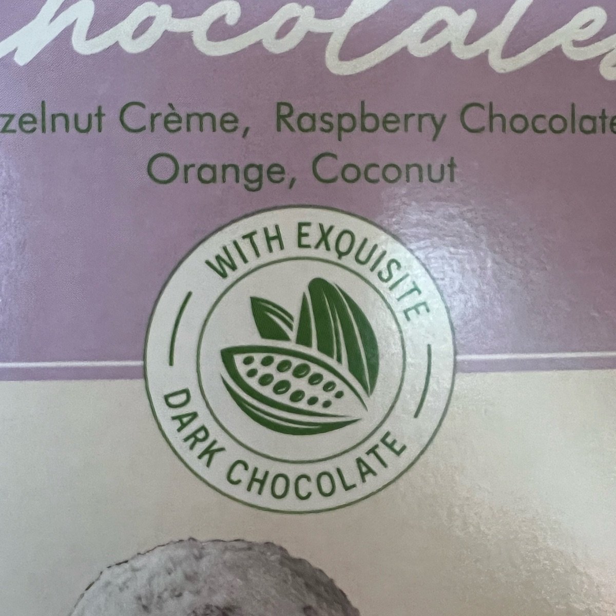 Hazelnut Crème, Raspberry Chocolate, Orange, Coconut (Vegan) from Moser ...