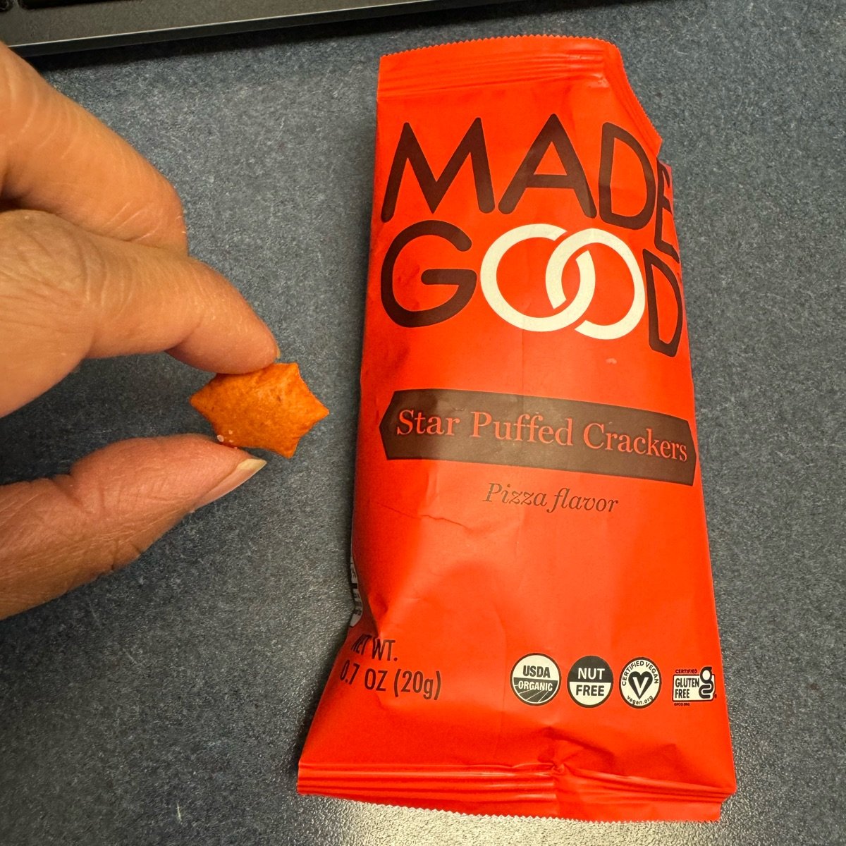 Avaliações de Star Puffed Crackers - Pizza Flavour da Made Good | abillion
