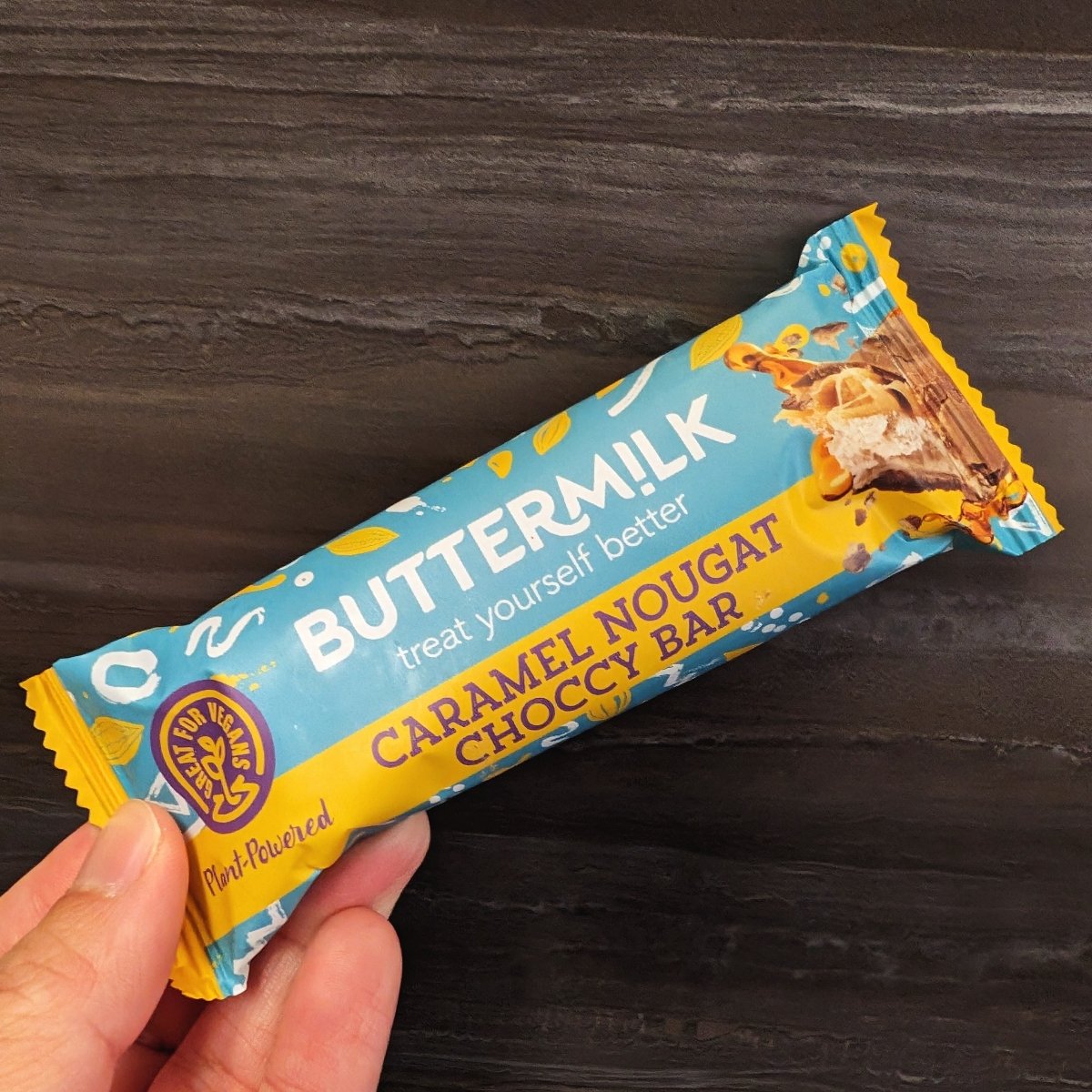 Caramel Nougat Choccy Bar from Buttermilk - Vegan Product Reviews ...