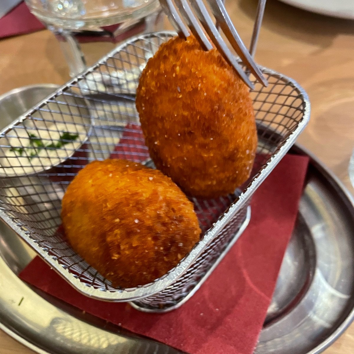 Suppli Romani at Sora Lella Vegan Roman Restaurant - Review by ...