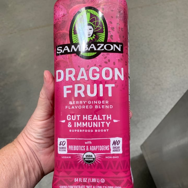Sambazon Dragon Fruit Berry Ginger Flavored Blend Review | abillion