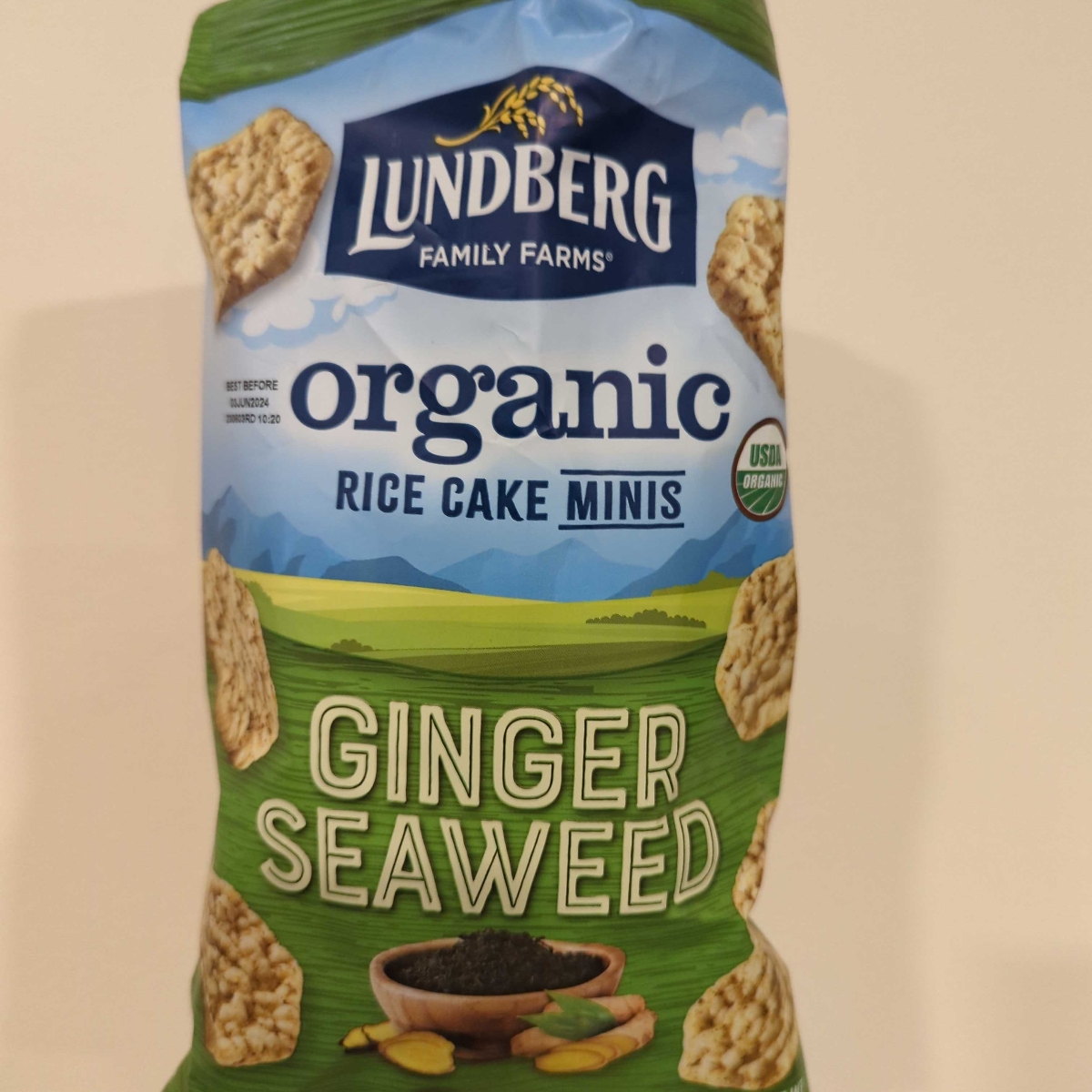 ginger seaweed rice cake minis from Lundberg Family Farms - Vegan ...